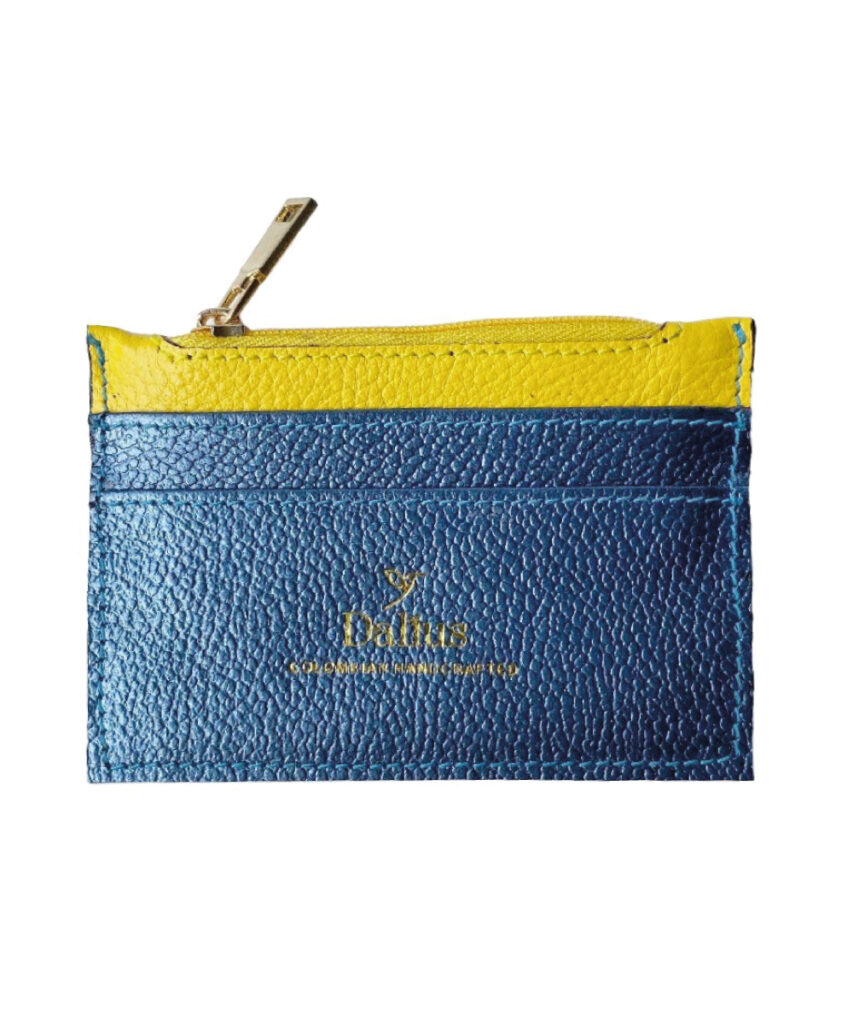 Mini tarjeteros en cuero coloridos l Dalius